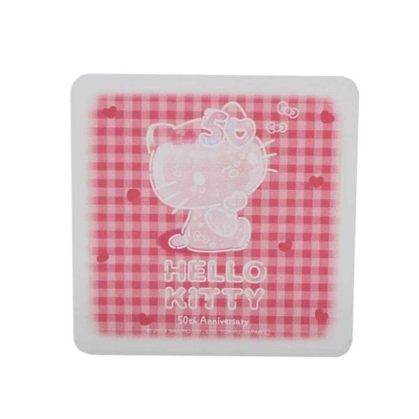 「食器その他」 ハローキティ 角型陶製吸水コースター サンリオ テーブルウェア キャラクター 50th ハローキティ50周年を記念したテーブルウェアシリーズ 大人気サンリオキャラクターの可愛らしいテーブルウェアが登場こちらはコップの水滴を吸...