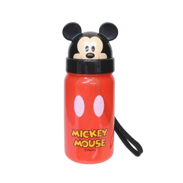 「ピッチャー 冷水筒」 ミッキーマウス グッズ 水筒 キャラクター ダイカットストロー式ブローボトル 350ml ディズニーのかわいいランチ雑貨シリーズ 大人気ディズニーキャラクターグッズにまたまた可愛いnewアイテム登場こちらは軽くてかわ...