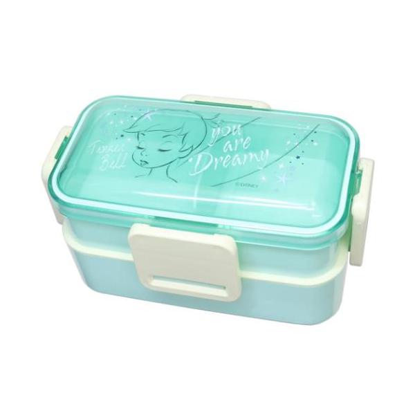 「お弁当箱 シール容器」 ピーターパン 抗菌 食洗機対応 ふわっと弁当箱 2段 お弁当箱 ティンカーベル 600ml ディズニー キャラクター ディズニーのかわいいランチ雑貨シリーズ 大人気ディズニーキャラクターグッズにまたまた可愛いnew...