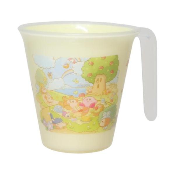 「メラミンカップ」 星のカービィ キャラクター プラコップ ハンドル付スタッキングタンブラー ピクニック 差し込んでも持てる2wayハンドル 大人気ゲーム[星のカービィ]のキュートなランチ雑貨シリーズこちらは落としても割れにくい[スタッキン...