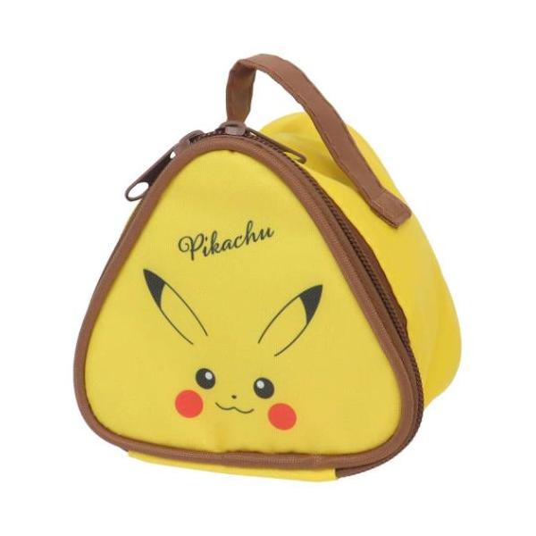 「ランチグッズその他」 ポケットモンスター 保冷おにぎり型ミニランチバッグ ポケモン おにぎりケース キャラクター ピカチュウ フェイス 23 コンビニの三角おにぎり2個がそのまま丸ごとスッポリ入る 大人気[POCKET MONSTER/ポ...