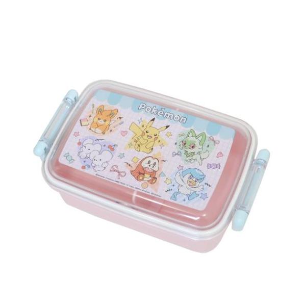 「お弁当箱 シール容器」 ポケットモンスター 抗菌食洗機対応ふわっとフタタイトランチボックス 450ml ポケモン お弁当箱 キャラクター Popping Up ドーム型のフタで、ふんわりとご飯やおかずが詰められる 大人気[POCKET M...
