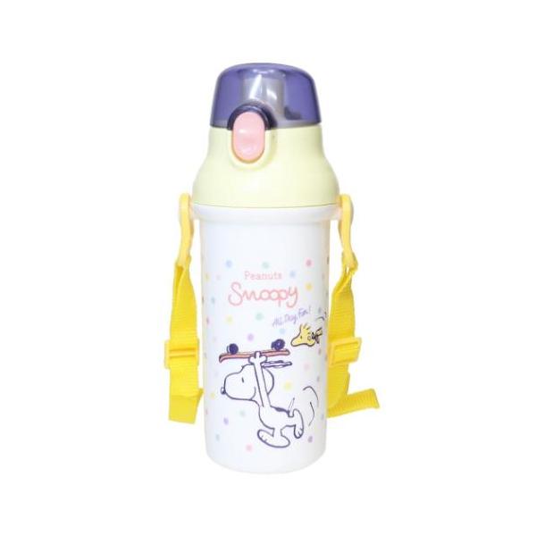 「ピッチャー 冷水筒」 スヌーピー 抗菌食洗機対応直飲みプラワンタッチボトル 480ml ピーナッツ 水筒 キャラクター スケートボード スヌーピーのかわいいランチ雑貨シリーズ 大人気[PEANUTS/SNOOPY]の可愛いランチグッズシリ...