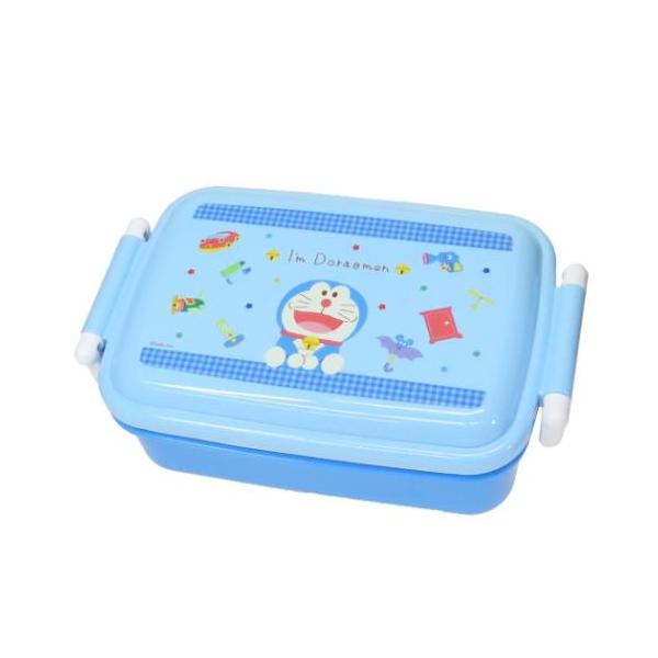 「お弁当箱 シール容器」 アイムドラえもん アニメキャラクター お弁当箱 抗菌食洗機対応ふわっとフタタイトランチボックス 450ml ギンガム サンリオ ドラえもんのかわいいランチ雑貨シリーズ 大人気アニメ[ドラえもん]のキュートなランチグ...