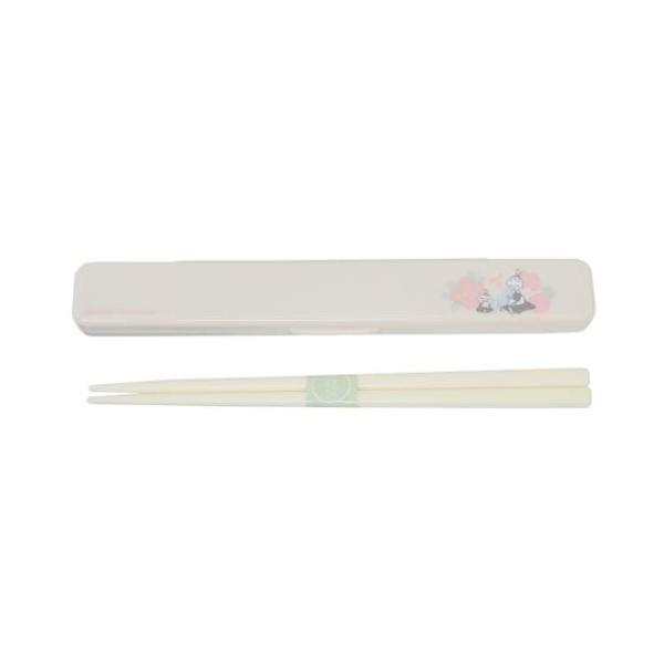 「箸 おはしセット」 ムーミン 抗菌音の鳴らない箸箱セット 北欧 おはしセット キャラクター ムーミンのかわいいランチ雑貨シリーズ 大人気[Moomin/ムーミン]グッズにまたまた可愛いnewアイテム登場こちらは定番ランチ雑貨[箸＆はし箱セ...