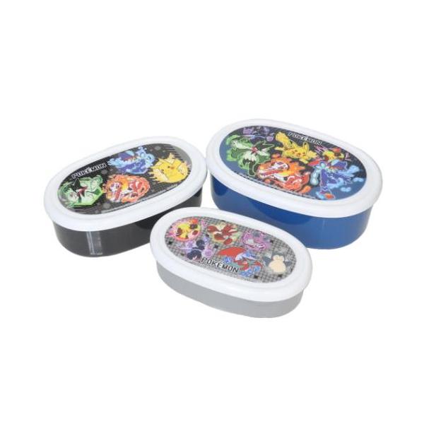 「お弁当箱 シール容器」 ポケットモンスター 抗菌シール容器3Pセット 3個入り ポケモン お弁当箱 キャラクター 25 入れ子式に収納できてとってもコンパクト 大人気[POCKET MONSTER/ポケットモンスター]の可愛らしい新作ラン...
