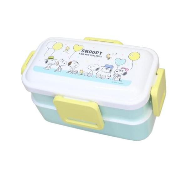 「お弁当箱 シール容器」 スヌーピー グッズ お弁当箱 キャラクター 抗菌食洗機対応ふわっと弁当箱2段 600ml バルーン スヌーピーのかわいいランチ雑貨シリーズ 大人気[PEANUTS/SNOOPY]の可愛いランチグッズシリーズこちらは...