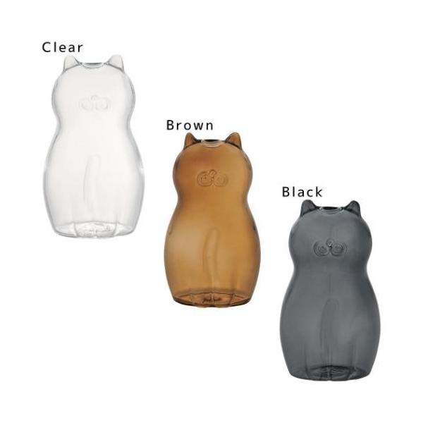 「花瓶 フラワーベース」 花瓶 Glass cat vase ねこ デコレ 生活に馴染むシンプルなデザインの花瓶 毎日の生活が楽しくなるかわいい雑貨シリーズこちらはインテリアとしてもおしゃれな[グラスキャットベース]一輪挿しとして花を飾るの...