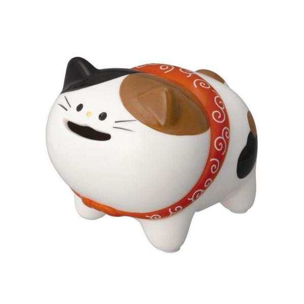 「貯金箱」 貯金箱 はらぺこ貯金箱 みけねこ デコレ お気に入りの貯金箱ならいっぱいお金が貯まっちゃうかも  毎日が楽しくなるキュートな雑貨シリーズこちらは定番アイテム[陶器製貯金箱]インテリアとしてお部屋に飾っちゃうのもいいかも  底には...