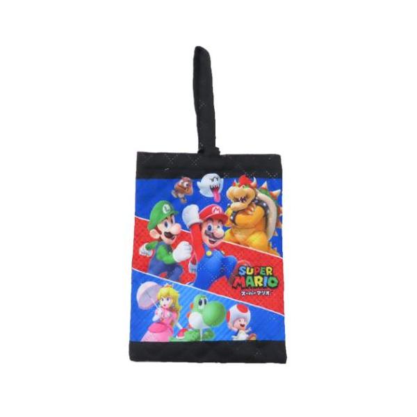 「シューズバッグ」 スーパーマリオブラザーズ グッズ シューズバッグ キャラクター キルトシューズバッグ 新入学 新学期にぴったりなスクール雑貨シリーズ 世界中で愛されている[スーパーマリオ]のスクール雑貨シリーズこちらは体育館シューズ入れ...