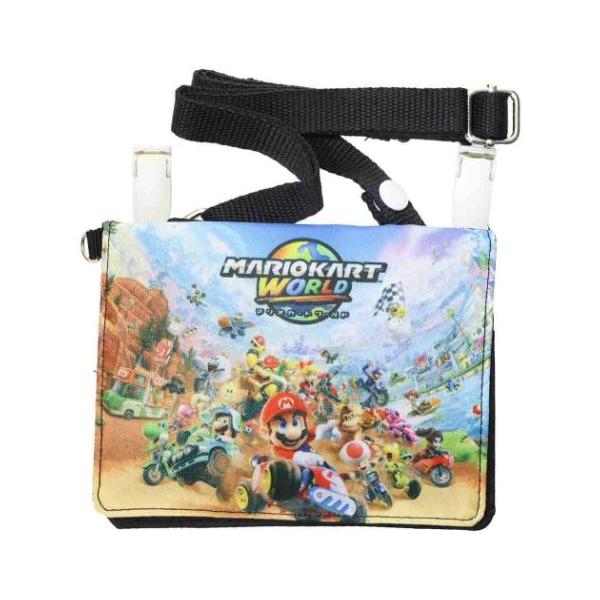 「ポーチ ポシェット」 クリップポケット マリオカートワールド ショルダー付きマルチポシェット サンアート ポケットがない服でもクリップで簡単に取り付けできる 大陸横断。世界をまたぐレースが開幕！Nintendo Switch 2専用ゲーム...