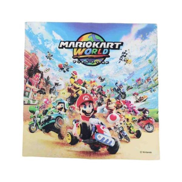 「ランチクロス」 コットンナフキン マリオカートワールド ランチクロス A 大判サイズでお弁当包みや大判のハンカチにおすすめ 大陸横断。世界をまたぐレースが開幕！Nintendo Switch 2専用ゲーム[マリオカートワールド]からグッズ...