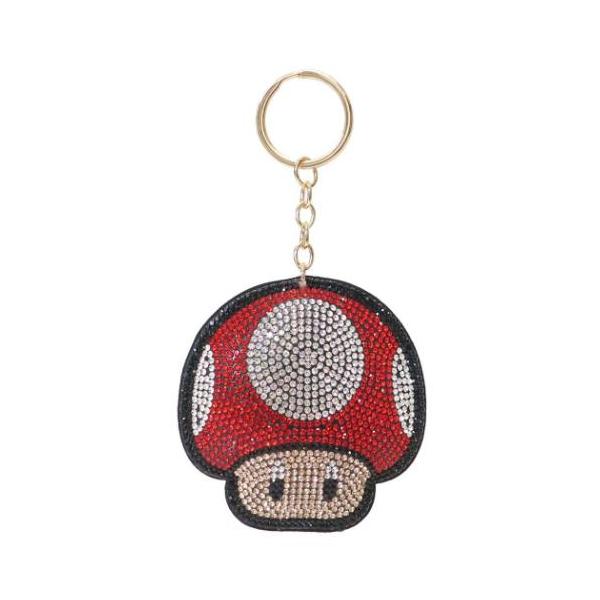 「スマホアクセその他」 スマホアクセ スーパーマリオ チェーンマスコットクリーナー スーパーキノコ サンアート キラキラが可愛いクリーナーとしても使えるマスコット 世界中で愛されている[スーパーマリオ]グッズにまたまた可愛いnewアイテム登...