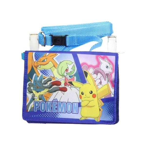 「ポーチ ポシェット」 ポケットモンスター クリップポケット ショルダー付きお出かけウォレット NVY ポケモン ポケットがない服でもクリップで簡単に取り付けできる 大人気[POCKET MONSTER/ポケットモンスター]グッズにまたまた...