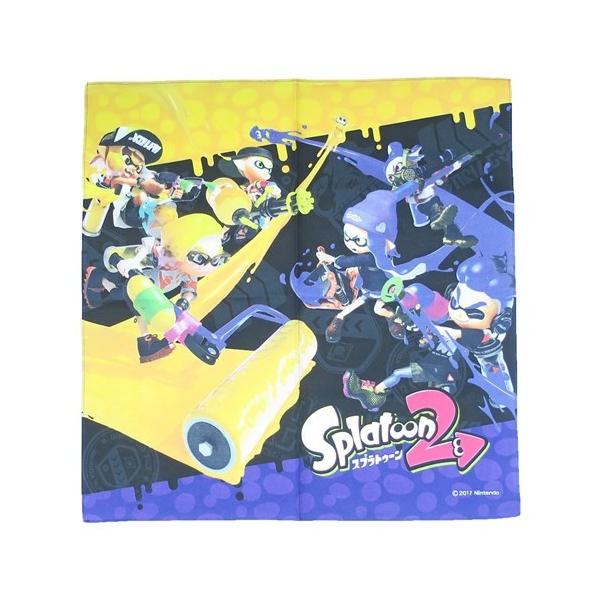「ランチクロス」 スプラトゥーン 2 コットンナフキン ランチクロス サンアート イエローvsパープル グッズ 43×43cm 学童用品 お弁当箱を包むのはもちろん 大判のハンカチとしてもGOOD 大人気ゲーム「スプラトゥーン 2」からまた...