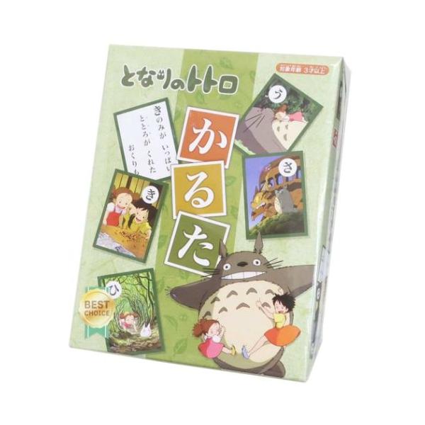 「おもちゃ」 となりのトトロ スタジオジブリ キャラクター おもちゃ かるた 家族みんなでジブリカルタで遊んじゃおう   宮崎駿監督の名作[となりのトトロ]グッズにまたまた可愛いnewアイテム登場こちらは名場面をたくさん使った[かるた]楽し...