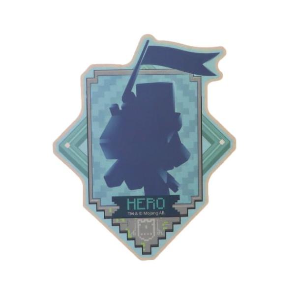 「ステッカー：キャラクター」 マインクラフトレジェンズ トラベルステッカー ダイカットシール HERO Minecraft Legends スーツケースや自転車など好きなところに貼っちゃおう サバイバルや建築を自由に楽しめる大人気ゲーム[M...