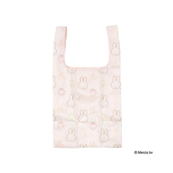 「エコバッグ」 ミッフィー BRUNA Colorful Line ショッピングバッグS エコバッグ ディックブルーナ 絵本キャラクター フルーツ等のモチーフをカラフルなライン刺繍で表現したシリーズ ディックブルーナの人気絵本[miffy/...