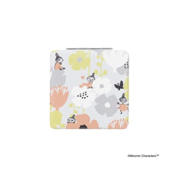 「手鏡」 ムーミン グッズ 手鏡 キャラクター MOOMIN KUKKIA コンパクトミラー オレンジ リトルミイと花柄イラストがプリントされた華やかなデザイン 大人気[Moomin/ムーミン]グッズにまたまた可愛いnewアイテム登場こちら...