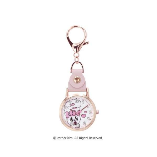 「腕時計」 キーホルダー 時計 エスターバニー レザー KC ウォッチ G Esther Bunny PI プレゼント レディース 女性 女の子 エスターバニーのキュートな時計シリーズ EstherKim氏がデザインしたPOPでキッチュなウ...