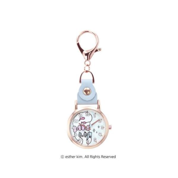 「腕時計」 レザー KC ウォッチ G エスターバニー キーホルダー 時計 Esther Bunny フィールドワーク BL エスターバニーのキュートな時計シリーズ EstherKim氏がデザインしたPOPでキッチュなウサギのキャラクター[...