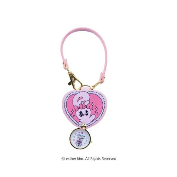 「腕時計」 懐中時計 エスターバニー ダイカット KC ウォッチ G Esther Bunny PI エスターバニーのキュートな時計シリーズ EstherKim氏がデザインしたPOPでキッチュなウサギのキャラクター[エスターバニー]グッズに...