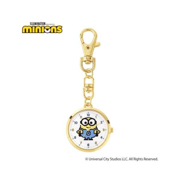 「腕時計」 ミニオンズ グッズ キーホルダー時計 ユニバーサル映画 キャラクター ノーマルKCウォッチ POPなデザインが可愛いキーチェーンウォッチ こちらはPOPなデザインがかわいい[キーチェーンウォッチ]バッグやポーチなど色々なところに...