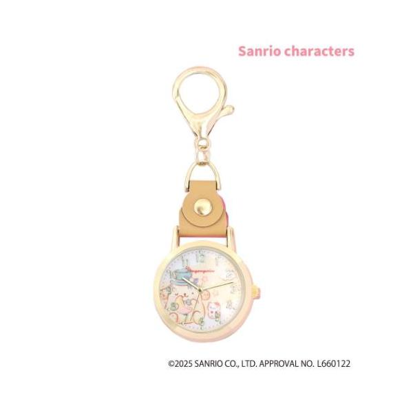 「腕時計」 ポムポムプリン サンリオ キャラクター キーホルダー時計 おすましKCウォッチG YE サンリオキャラクターズのかわいいwatchシリーズ 大人気サンリオキャラクターのおしゃれなファッションウォッチシリーズこちらは淡いカラーのイ...