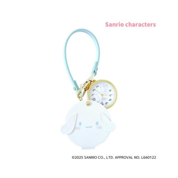 「腕時計」 シナモロール フェイスダイカットウォッチS サンリオ 懐中時計 キャラクター BL かわいいフェイス型のポーチが付いたキーチェーンウォッチ 大人気サンリオキャラクターのおしゃれなファッションウォッチシリーズこちらはかわいいフェイ...