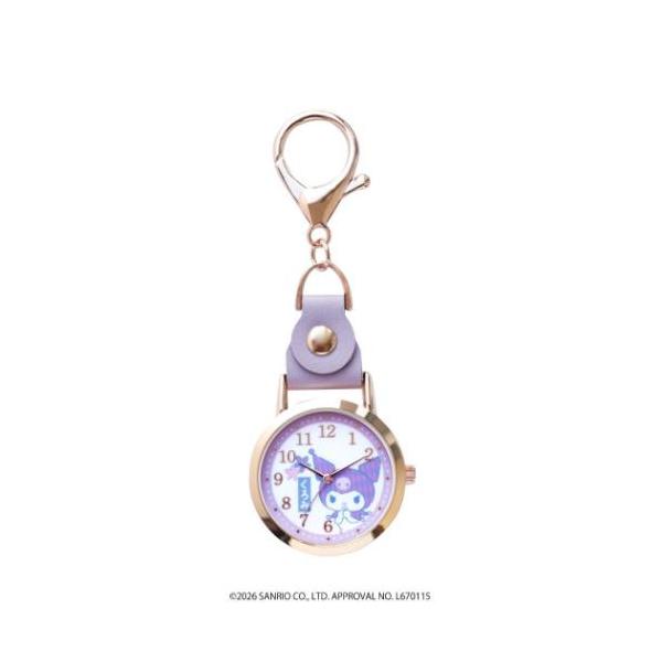 「キーホルダー」 クロミ グッズ キーホルダー 時計 キャラクター 和柄 KC ウォッチ G PU サンリオキャラクターのかわいいwatchシリーズ 大人気サンリオキャラクターのおしゃれなファッションウォッチシリーズこちらは可愛くて便利な[...