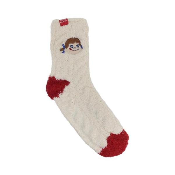 「もこもこソックス」 ペコちゃん グッズ 女性用防寒靴下 キャラクター もこもこルームソックス 足元が冷えやすい女性に嬉しいもこもこあったか靴下 ミルキーでお馴染み不二家のマスコットキャラクター[ぺこちゃん]のかわいいウォーマー雑貨シリーズ...