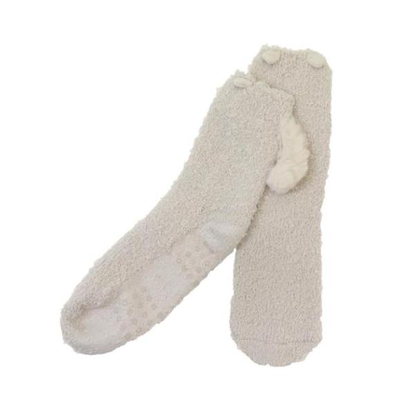 「もこもこソックス」 女性用防寒靴下 もこもこルームソックス ムームースコッティ ベージュ フレンズヒル 足元が冷えやすい女性に嬉しいもこもこあったか靴下 FRIENDSHILLシリーズからキュートなウォーマー雑貨が登場こちらはあったかもこ...
