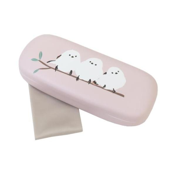 「メガネ サングラス」 眼鏡ケース キノエダシマダサン クロス付きメガネケース ピンク フレンズヒル ハードタイプだからカバンの中でもしっかり守ってくれる FRIENDSHILLシリーズからかわいいNEWアイテムが登場こちらは大人気アイテム...