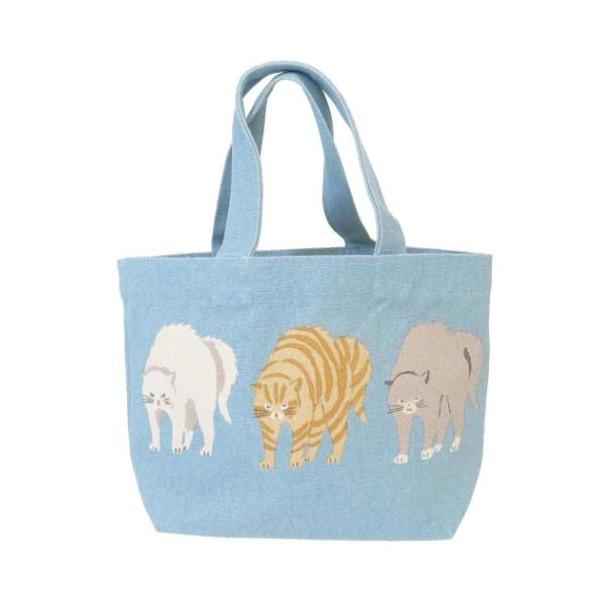 「ランチトート」 ランチバッグ ミニトート ヤンノカキャット ミント ねこ フレンズヒル お弁当バッグや、普段使いのサブバッグにもちょうどいいサイズ FRIENDSHILLシリーズからかわいいNEWアイテムが登場こちらは定番人気アイテム[ミ...