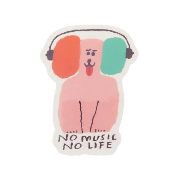 「ステッカーその他」 ステッカー 波田 佳子 CREATORS CIRCUS クリエイターズサーカス No Music No Life 耐水 耐光 スマホや文具等に貼ってアートをより身近に感じられるステッカー サーカスのような「ワクワク、ド...