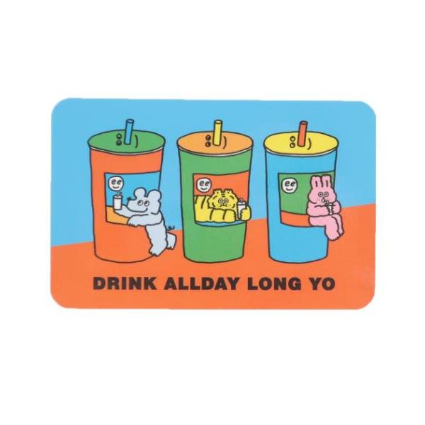 「ステッカーその他」 CREATORS CIRCUS クリエイターズサーカス Vol.3 ericoco ステッカー フロンティア Drink スマホや文具等に貼ってアートをより身近に感じられるステッカー サーカスのような「ワクワク、ドキド...