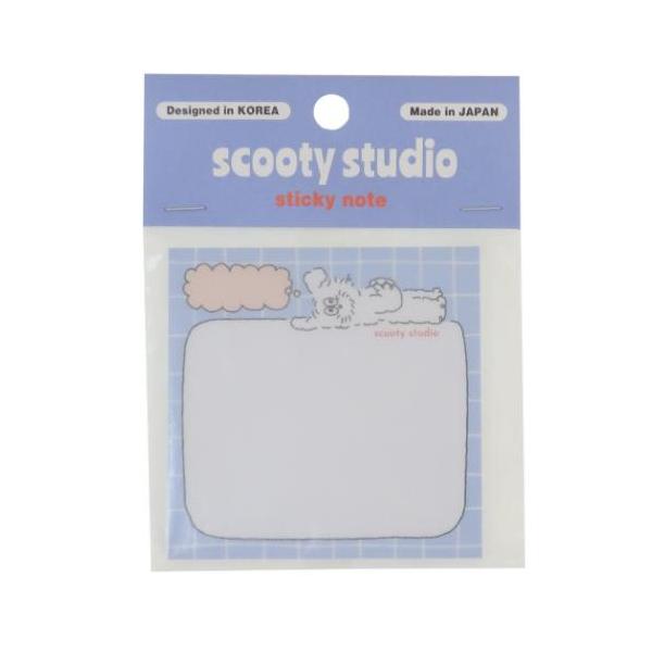 「付箋」 付箋 scooty studio ふせん Michael square scooty studioのゆるカワな文具雑貨シリーズ 韓国発の文具雑貨ブランド[scooty studio]のステーショナリーシリーズこちらはかわいい[ふせ...