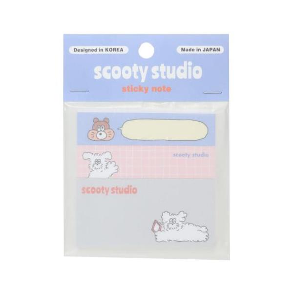 「付箋」 付箋 scooty studio ふせん Michael2 3sets scooty studioのゆるカワな文具雑貨シリーズ第二弾 韓国発の文具雑貨ブランド[scooty studio]のステーショナリーシリーズこちらはかわいい...