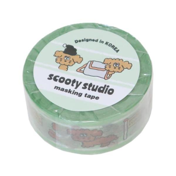 「マスキングテープ」 マスキングテープ scooty studio 18mmマステ Charlie various フロンティア scooty studioのゆるカワな文具雑貨シリーズ 韓国発の文具雑貨ブランド[scooty studio]...