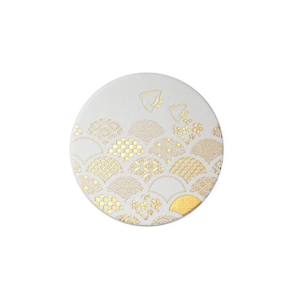 「キッチン雑貨その他」 テーブルウェア ROKKAKU 箔押しコースター 3枚入り 小紋青海波 特別な箔で日々を彩り、豊かな表情を演出 箔押しブランド[ROKKAKU]からテーブルウェアが登場華やかな輝きを食卓に。箔押しテーブルウェアで特別...