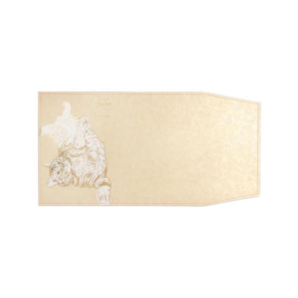 「ステーショナリーその他」 文庫本カバー ROKKAKUx365Cat Art ブックカバー Cat Art Collection roll ねこ フタバ 箔押し加工と縫製の両立を実現させたブックカバー 猫を愛する人が猫と共に365日楽しめ...