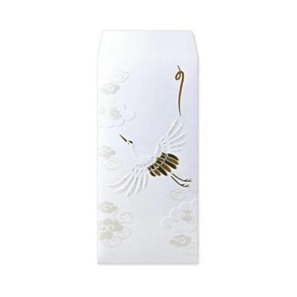「熨斗袋」 祝儀袋 ROKKAKU 箔祝儀袋 吉祥浪漫 1組入り 鶴 和柄 箔押し 特別な箔で日々を彩り、豊かな表情を演出 全面箔押し加工の豪華な[祝儀袋]洗練されたこだわりのデザインと、手触りが心地よい上質な紙に思わずうっとり豊富なデザイ...