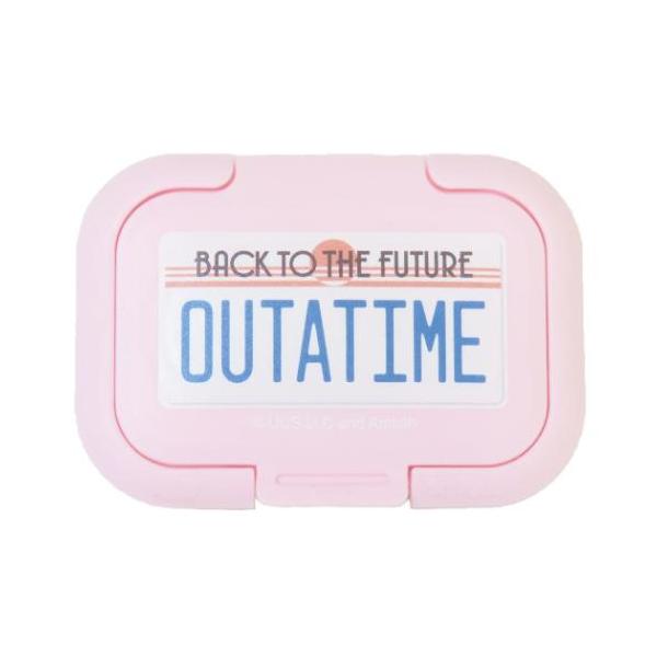 「健康 衛生雑貨」 ビタットミニ バックトゥザフューチャー ウェットシートフタ Green Flash ピンク 市販のウェットシートなどのパッケージに貼りつけるだけ   大ヒット映画[BACK TO THE FUTURE/バックトゥザフュー...