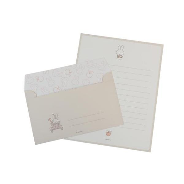 「レターセット」 ミッフィー グッズ 手紙セット ディックブルーナ 絵本キャラクター レターセット 封筒内側もミッフィー柄で開封が楽しいレターセット ディックブルーナの人気絵本[miffy/ミッフィーちゃん]グッズにまたまた可愛いnewアイ...