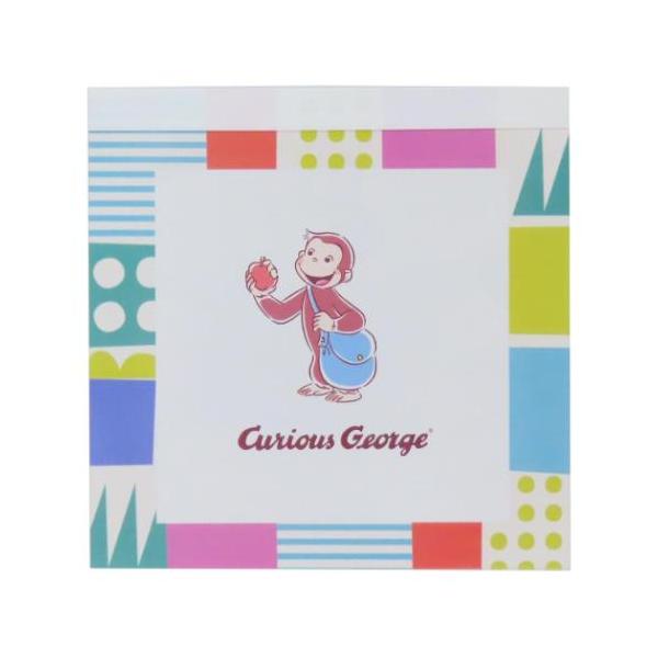 「メモ帳」 おさるのジョージ 絵本キャラクター メモ帳 メモパッドスクエア カラフル 明るく元気な気持ちにさせてくれるデザインシリーズ 世界中で愛されている人気絵本[キュリアスジョージ/おさるのジョージ]グッズにまたまた可愛いnewアイテム...