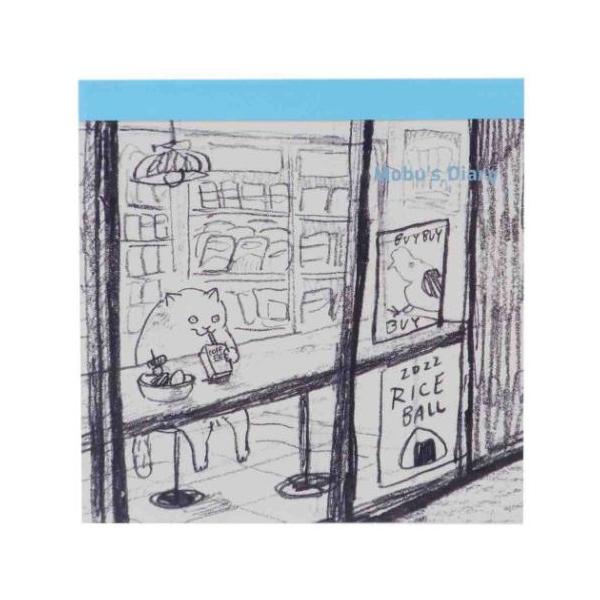 「メモ帳」 メモ帳 Mobu's Diary メモパッド スクエア 7-11 新入学 台湾で大人気Mobu's Diaryのステーショナリー雑貨 台湾で大人気のコミック作品集[三毛猫モブは猫缶を稼ぎたい Mobu's Diary]のステーシ...