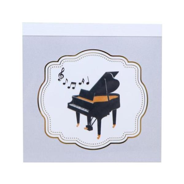 「メモ帳」 メモ帳 Music Ensemble メモパッドスクエア ピアノ グレー 人気の楽器を集めた、シンプルでクラシカルなテイストのシリーズ 人気の楽器を集めた、シンプルでクラシカルなテイストの[Music Ensemble]シリーズ...