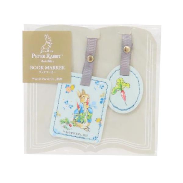 「ステーショナリーその他」 ピーターラビット しおり レザーブックマーカー シャビーシック ブルー Green Flash 淡い色合いの花柄がやさしく彩るアンティーク調の上品なデザイン イギリスの女性作家ビアトリクス ポターが生み出した世界...