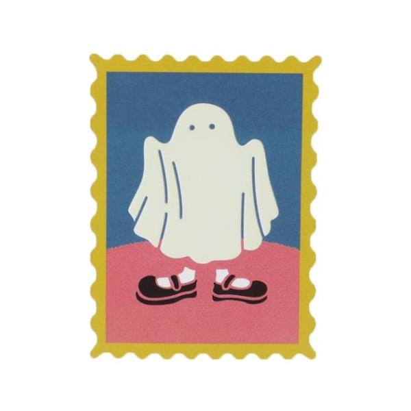 「ステッカーその他」 ダイカットシール WEARING SHOES GHOST 蓄光ステッカー flame Green Flash 靴を履いたおばけのカラフルな配色＆仕掛けが楽しい文具シリーズ 毎日が楽しくなるキュートなステーショナリーシリ...