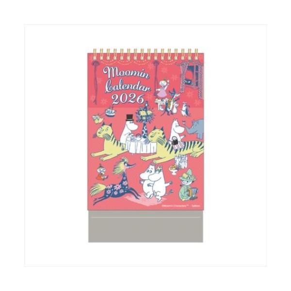 「キャラクター キッズ」 ムーミン 令和8年暦 2026Calendar インテリア 卓上カレンダー2026年 オールスター卓上カレンダー 人気キャラクターが勢揃いしたシーンだけを詰め込んだカレンダー ムーミンの人気キャラクターが勢揃いした...